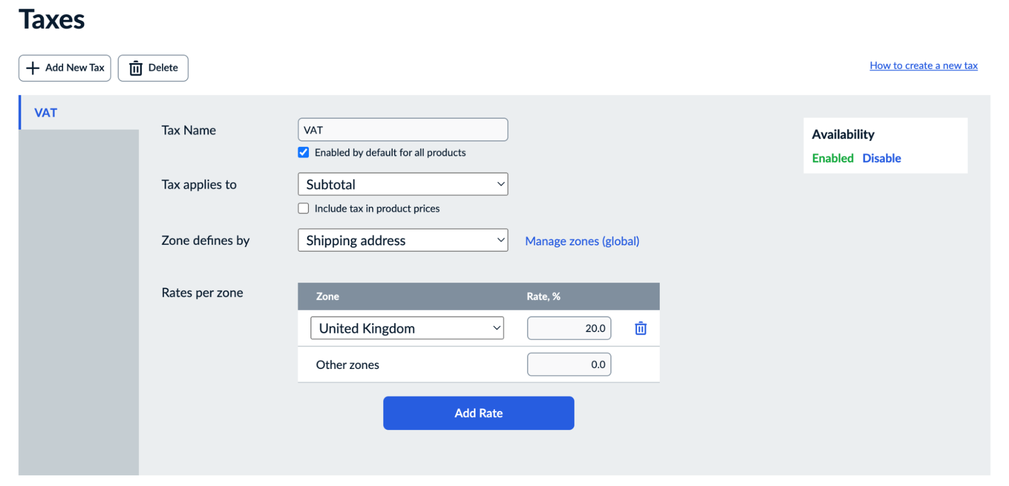 Charging VAT when selling to the UK – Ecwid Help Center