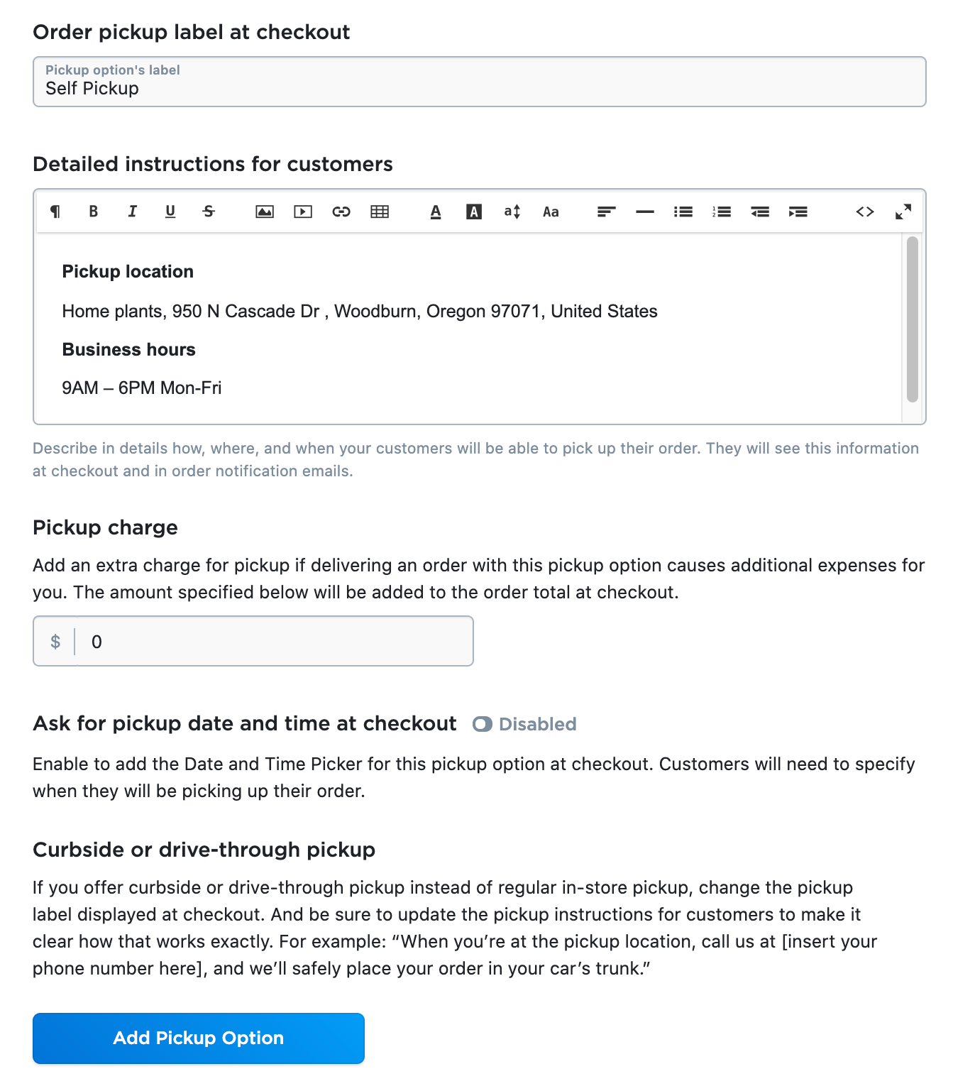 Retrait de commande – Centre d'aide