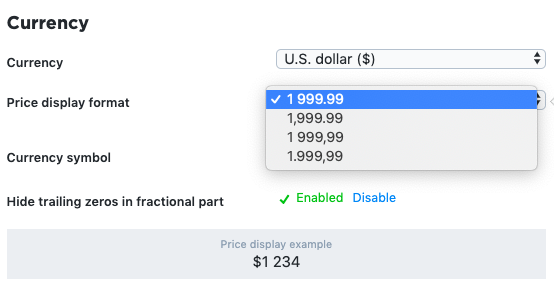 Configuring general settings for your store – Ecwid Help Center