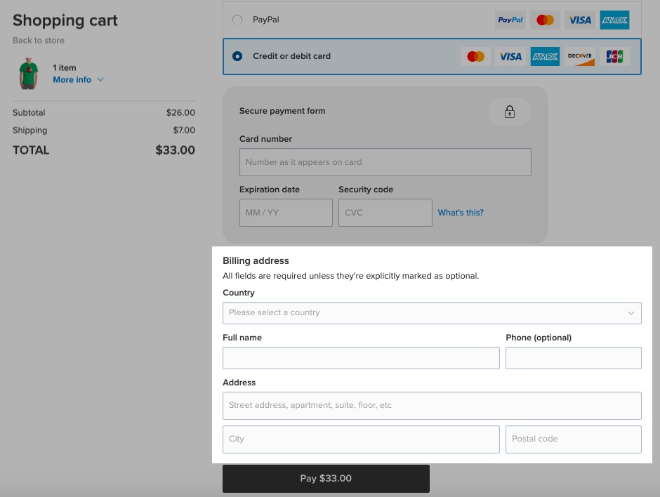 Ecwid one-page checkout overview – Ecwid Help Center