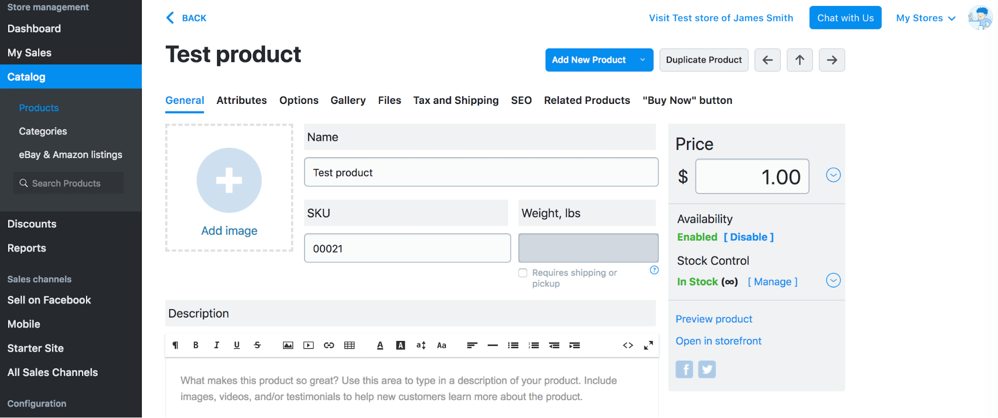 Placing a test order – Ecwid Help Center