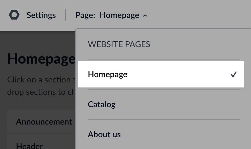 Adding and managing site pages – Ecwid Help Center