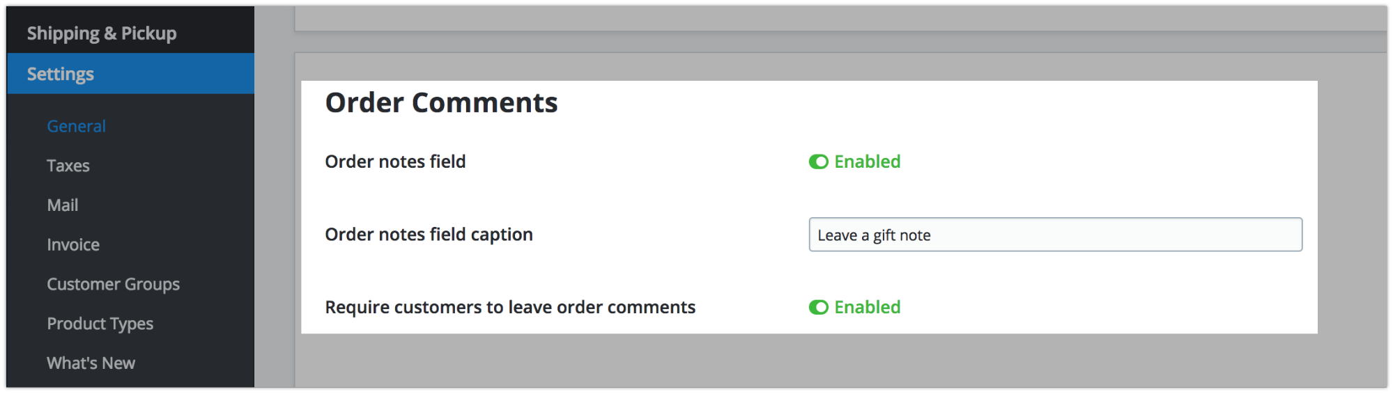 Adding order comments on your checkout page – Ecwid Help Center