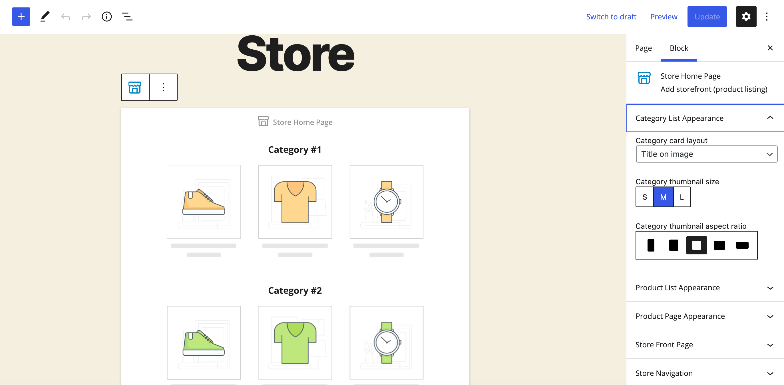 Customizing Ecwid store design on a WordPress site – Ecwid Help Center