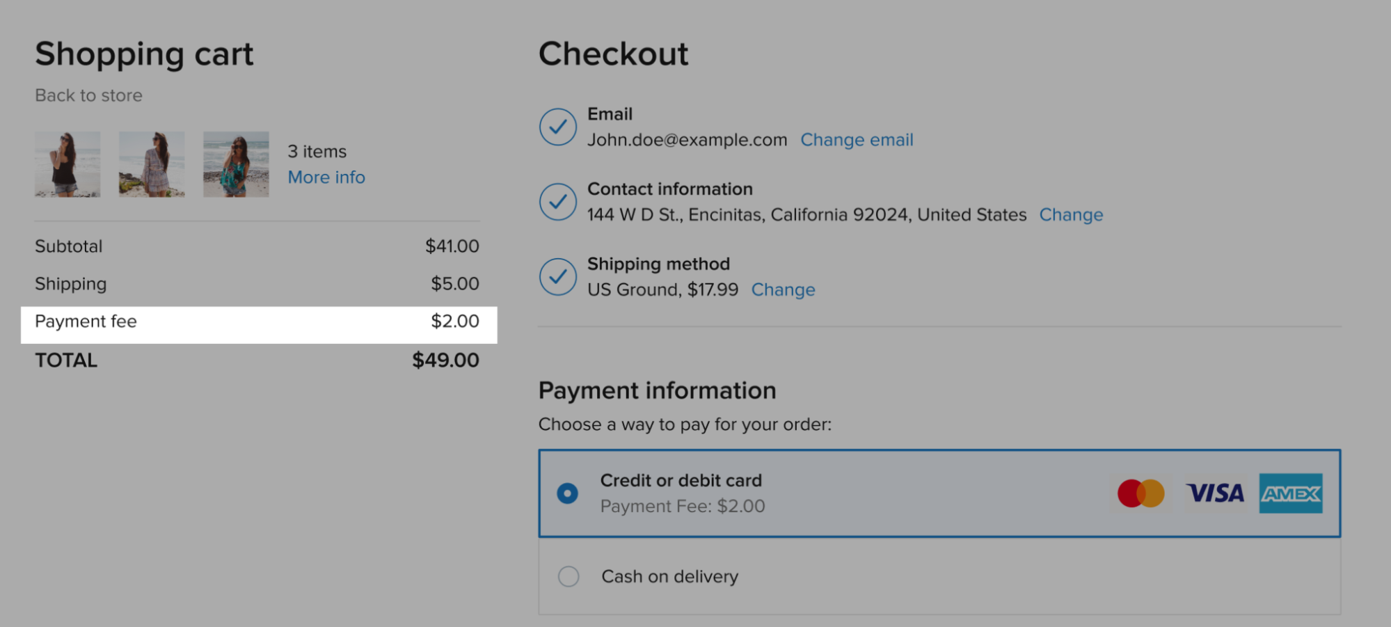 Adding payment-based fees at checkout – Ecwid Help Center Adding payment-based fees at checkout – Ecwid Help Center