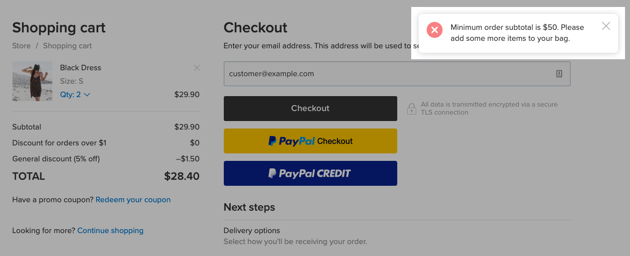 Shopping Cart Ecwid Help Center 