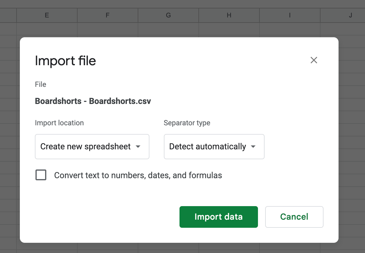 CSV-bestanden openen en opslaan in Google Spreadsheets – Helpcentrum