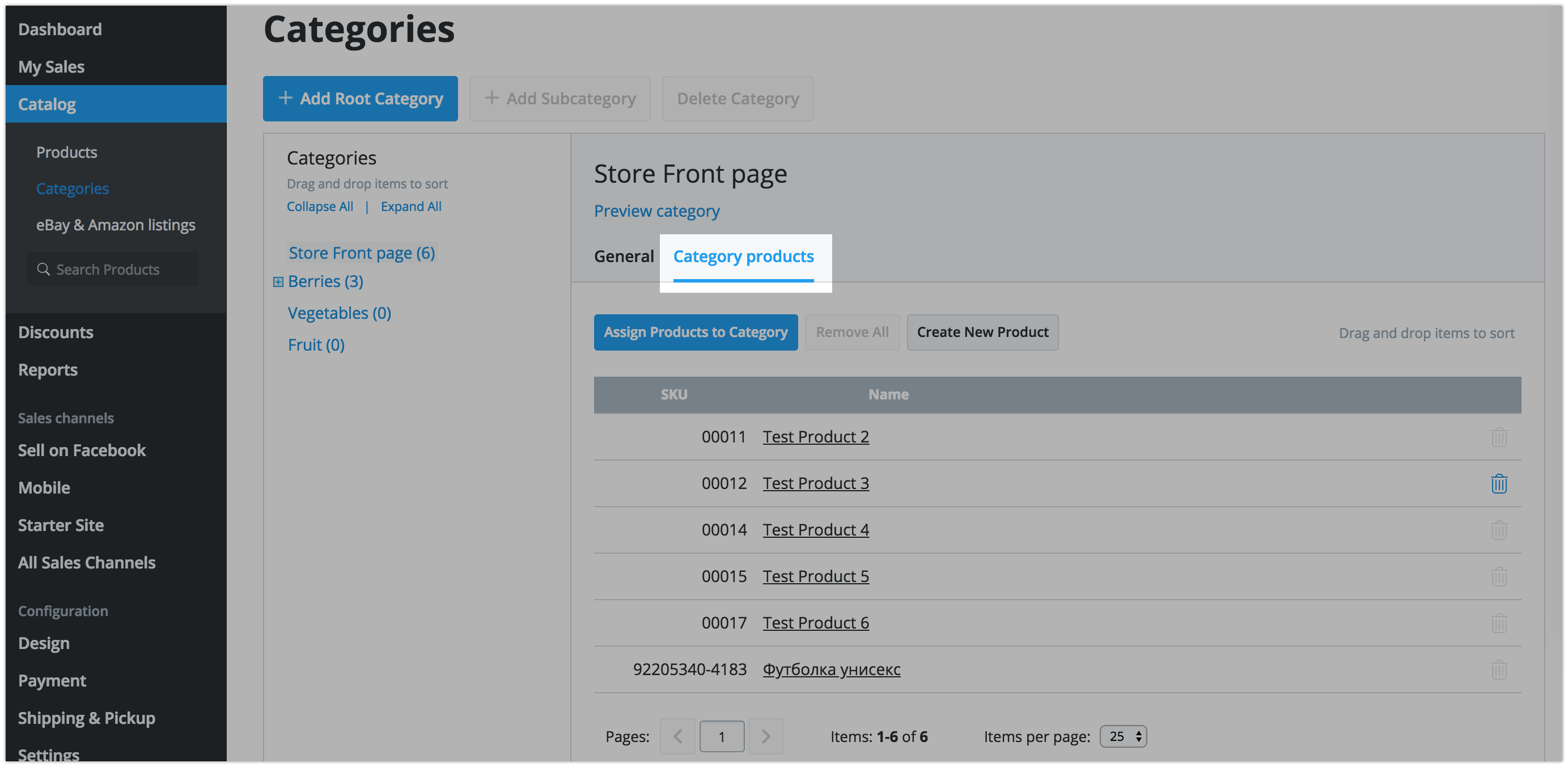 Product categories – Ecwid Help Center