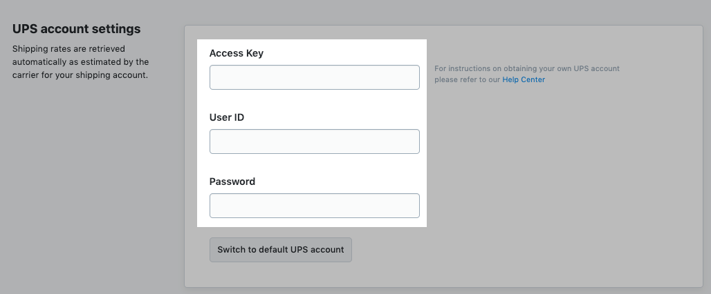 UPS – Centre d'aide