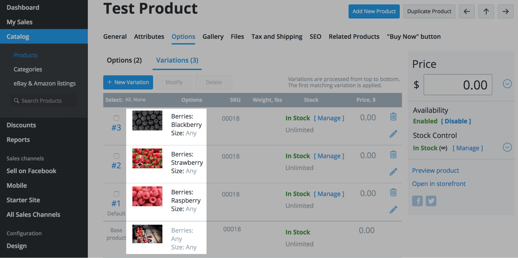 Product images – Ecwid Help Center