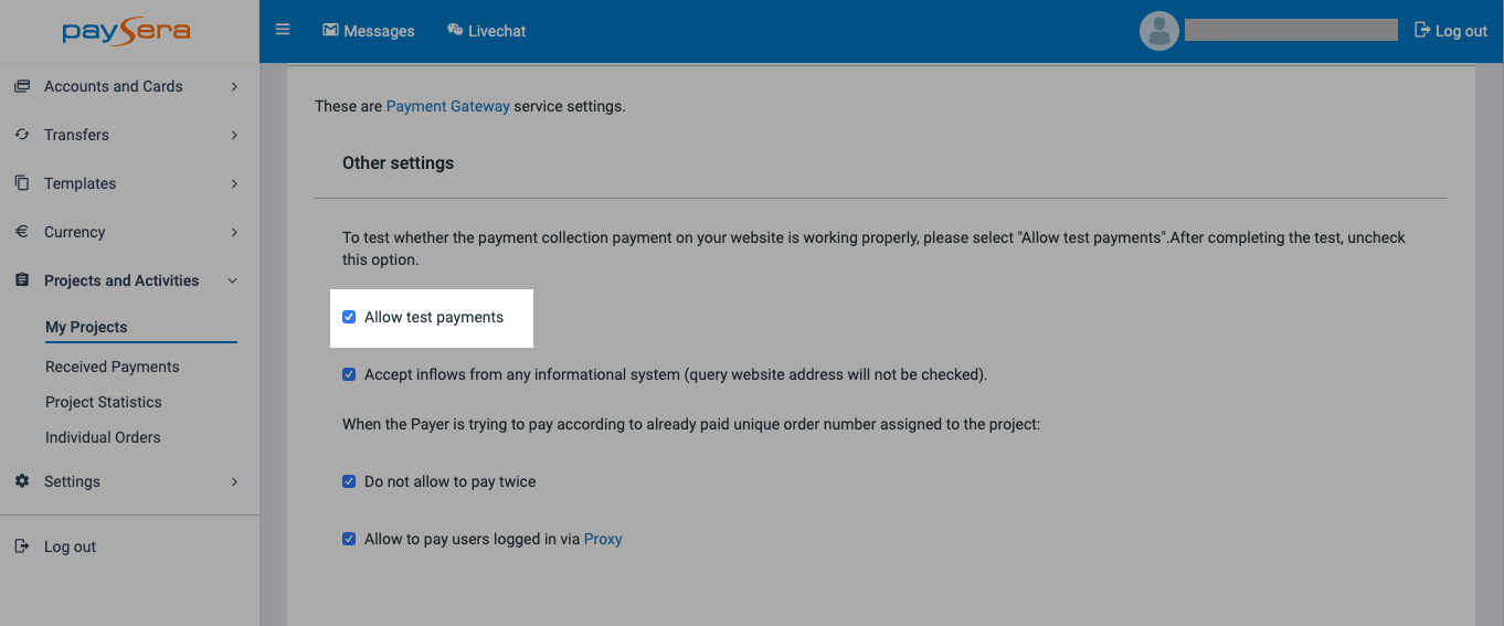 Paysera – Ecwid Help Center