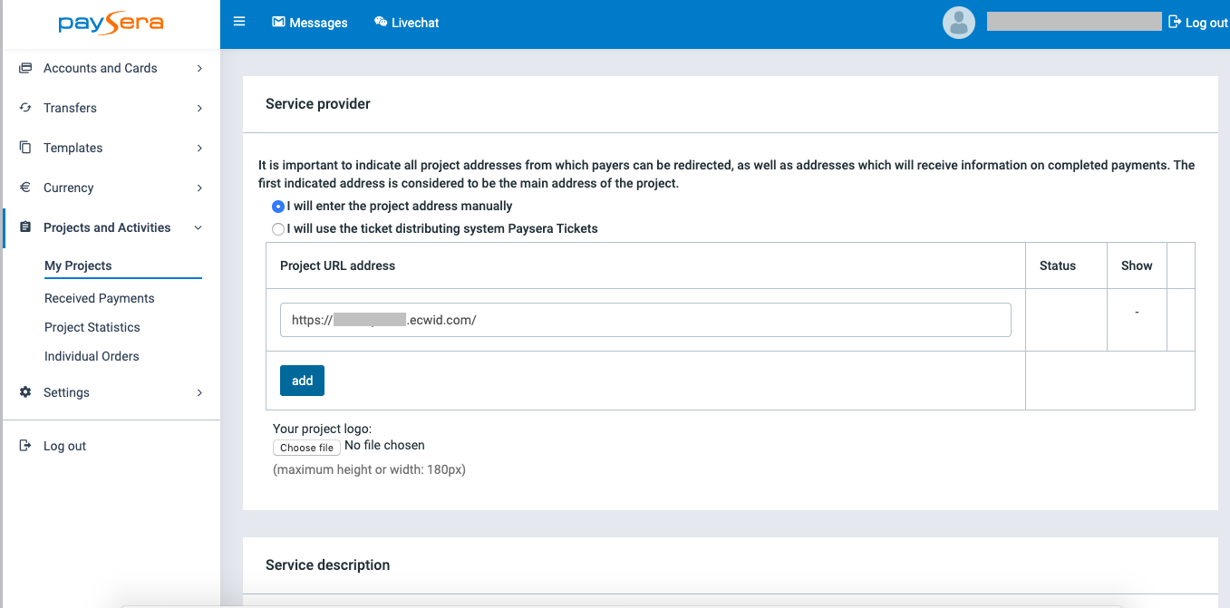 Paysera – Ecwid Help Center