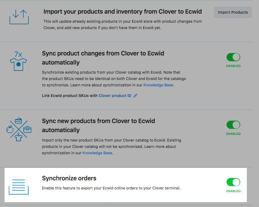 Ecwid for Clover POS – Ecwid Help Center