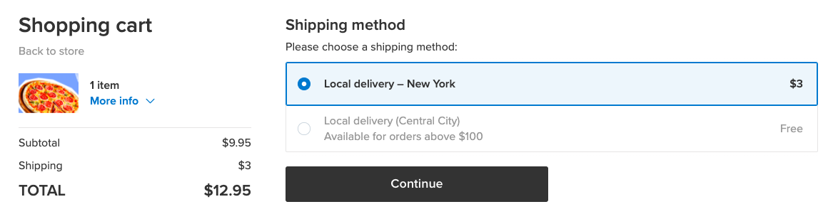Local delivery – Ecwid Help Center