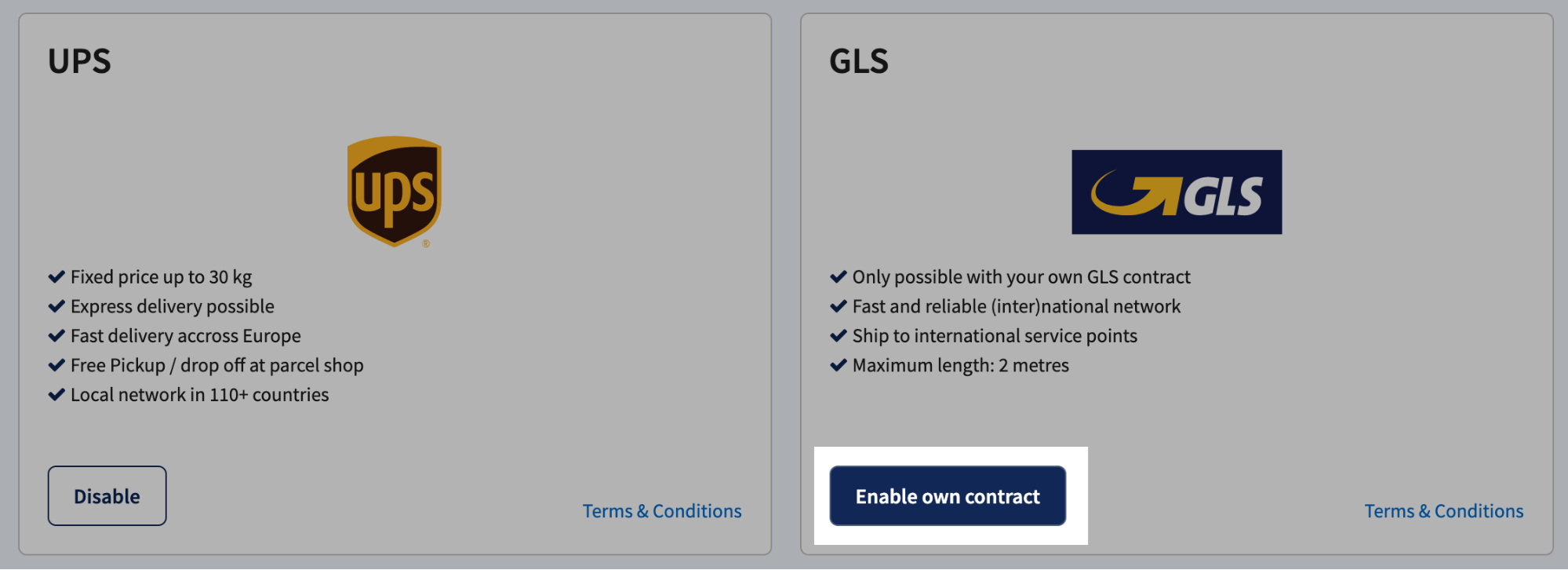 GLS – Ecwid Help Center