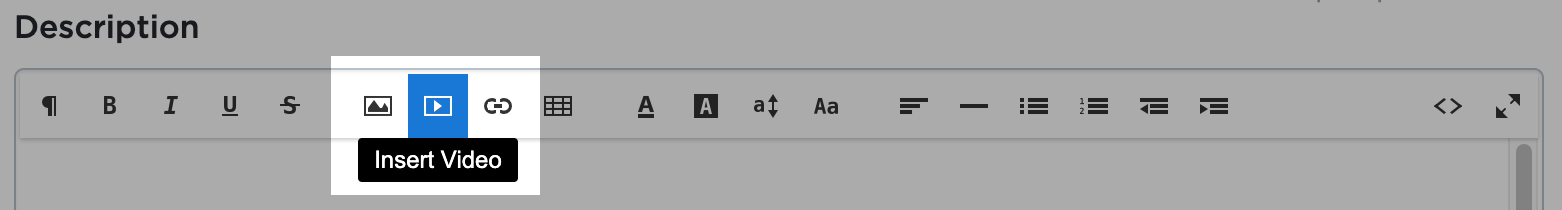 Using the built-in text editor – Ecwid Help Center