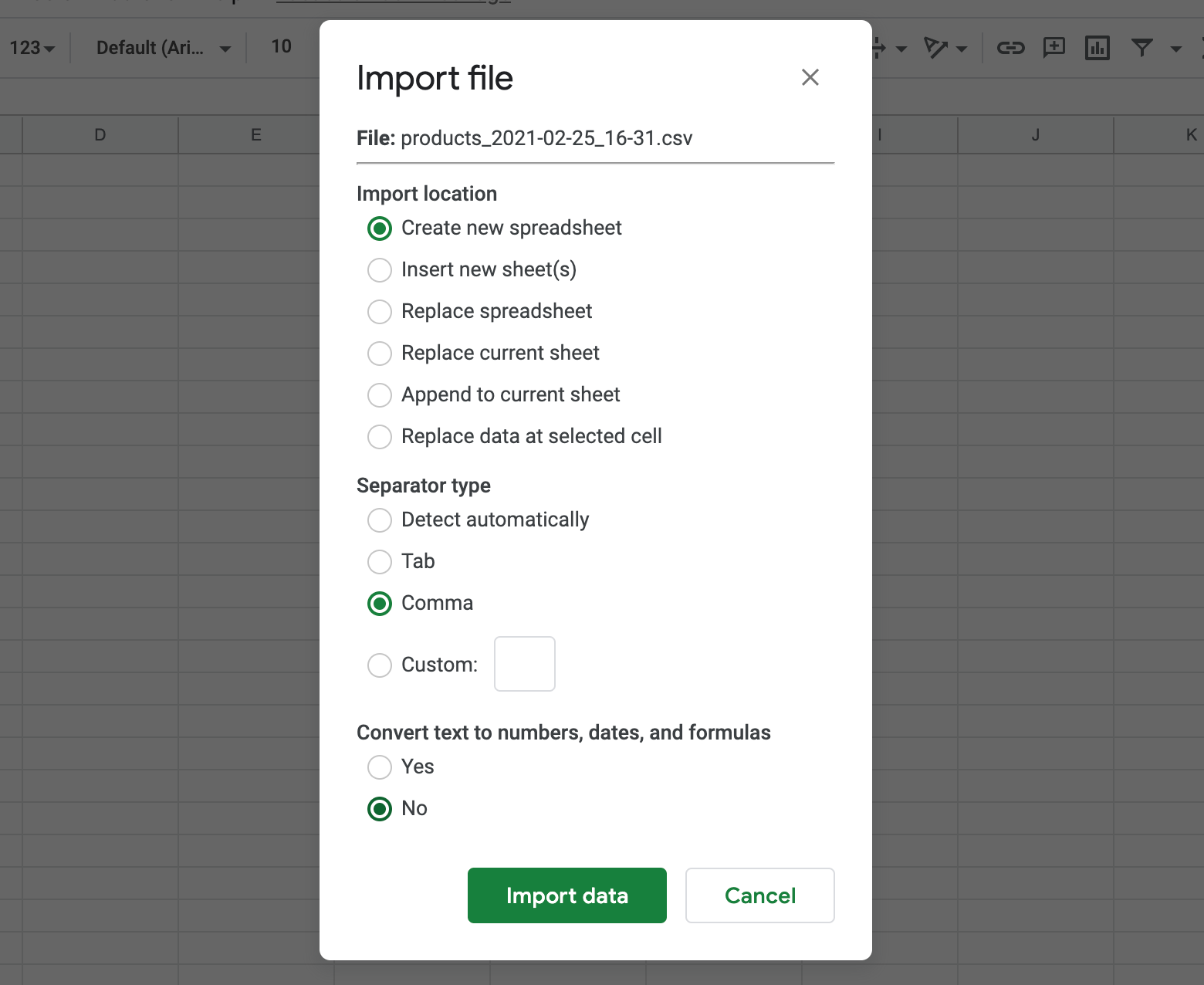 Updating Prices In Bulk Through Csv Legacy Ecwid Help Center