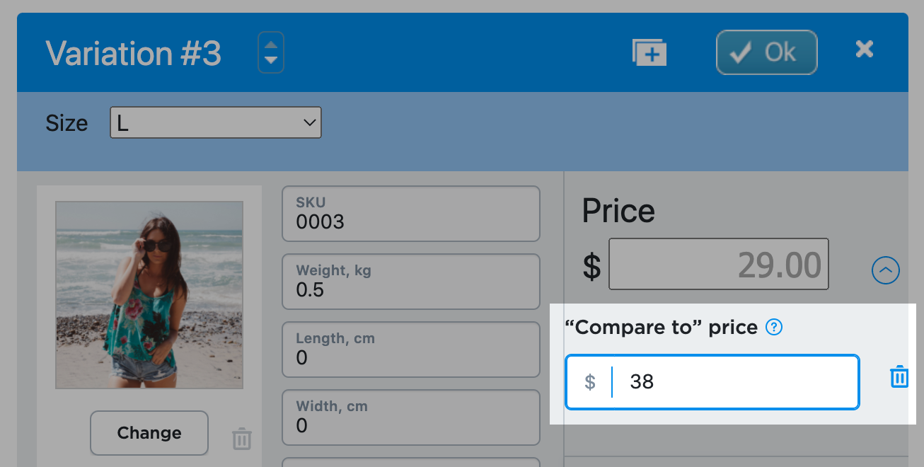 Setting up sale prices for individual products – Ecwid Help Center