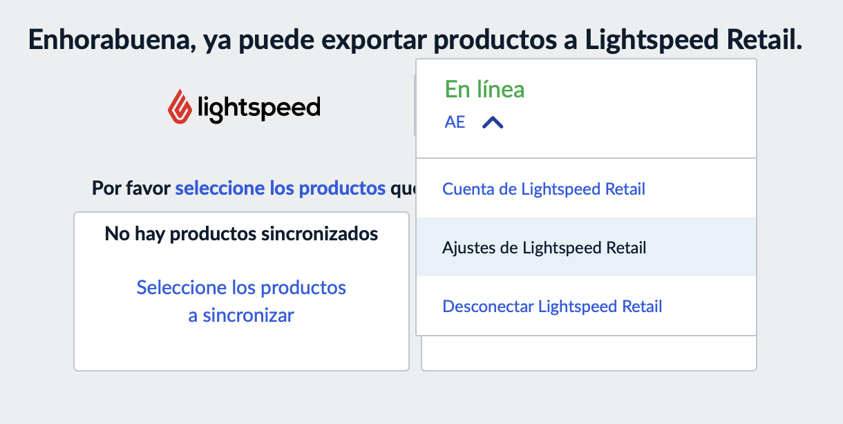 Sincronizar productos y pedidos entre Ecwid y Lightspeed Retail – Centro de ayuda
