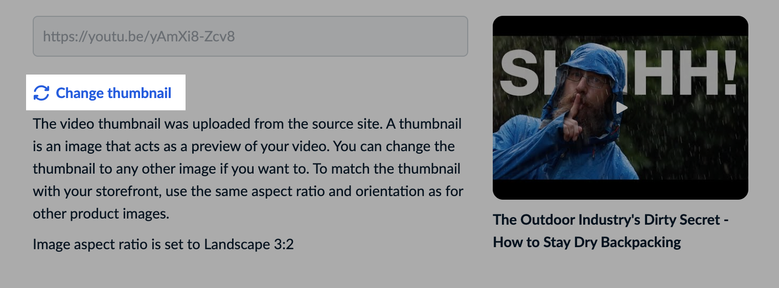 Product videos – Ecwid Help Center